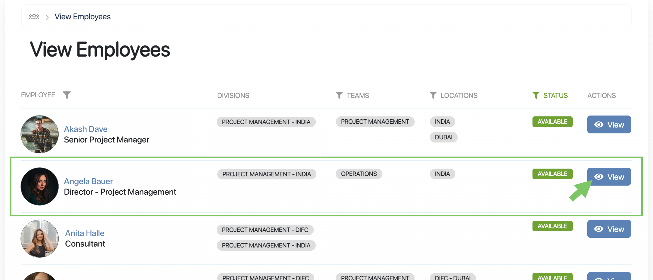 Employee profile management – Yomly