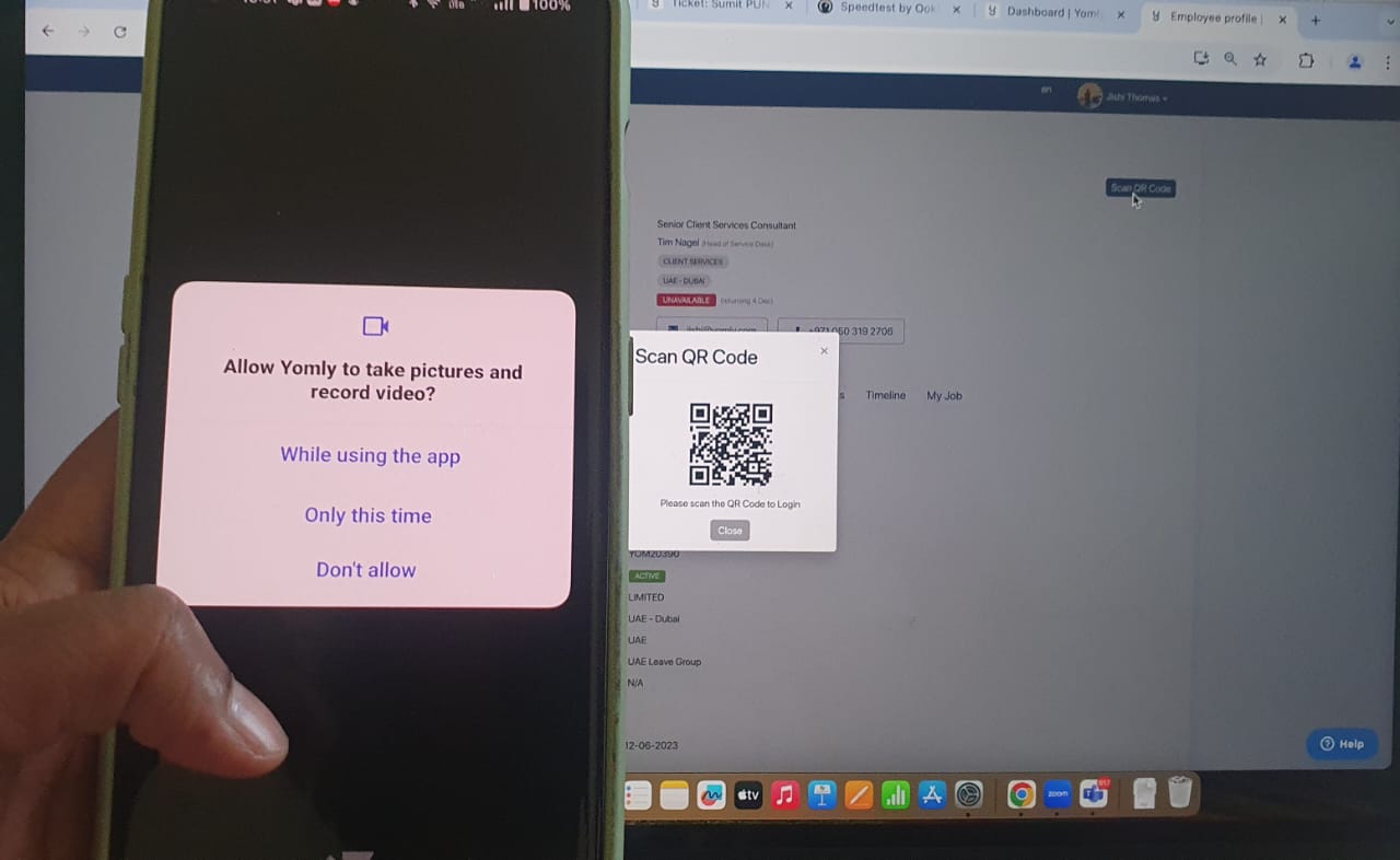 How to log into the Yomly Mobile Application – Yomly