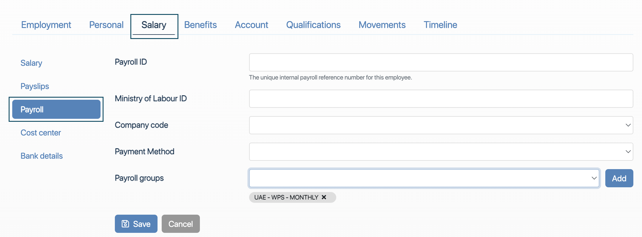 How to add an employee to a payroll group – Yomly