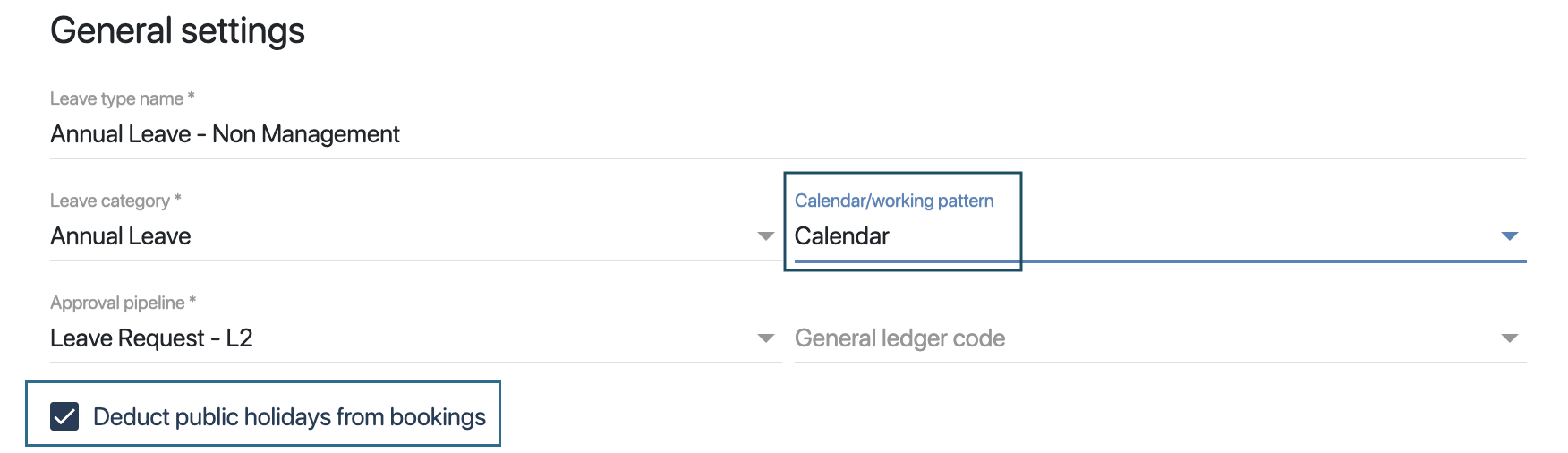 Public Holiday impact on a leave request – Yomly