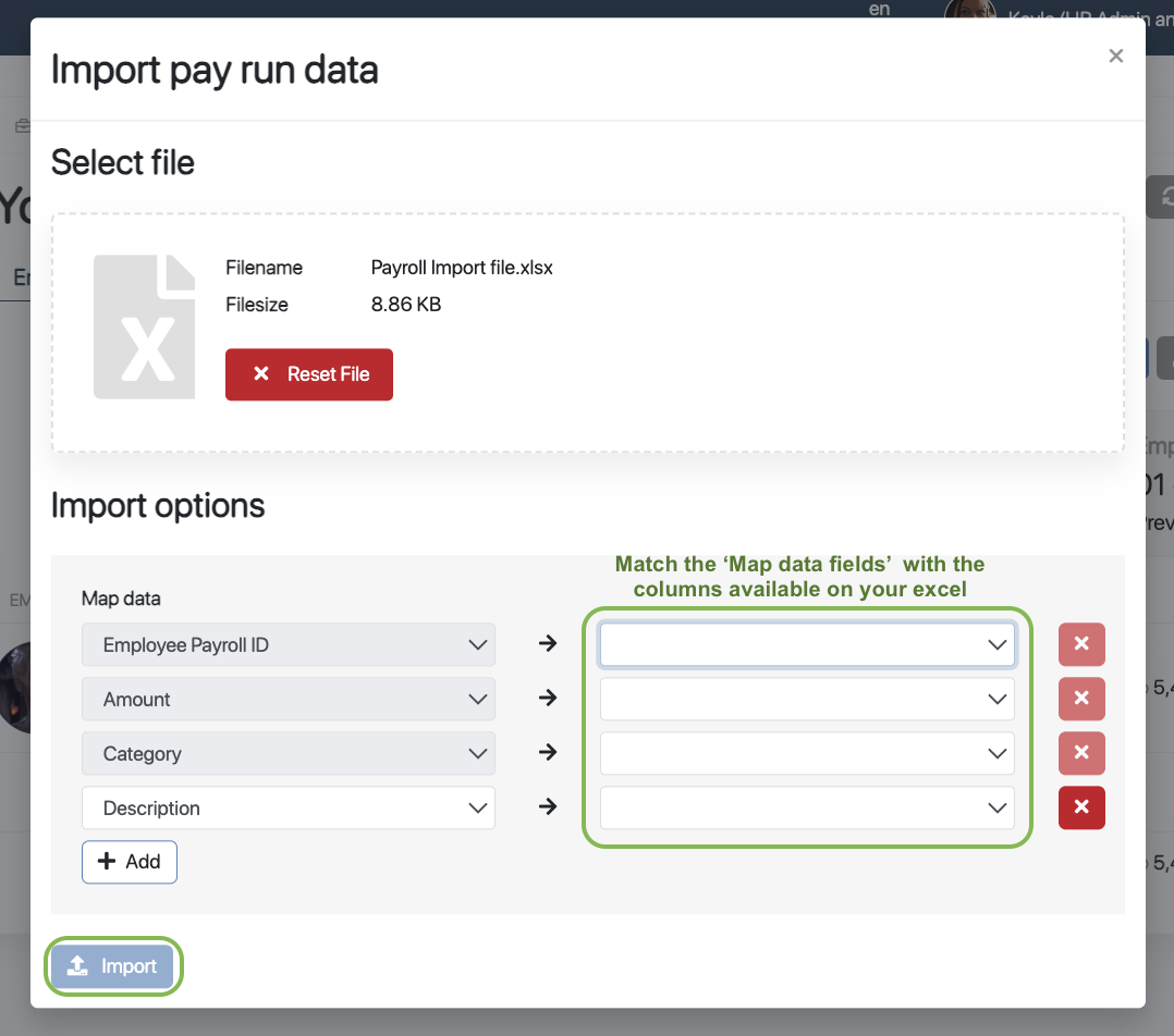 How to Import Pay Run Adjustments – Yomly
