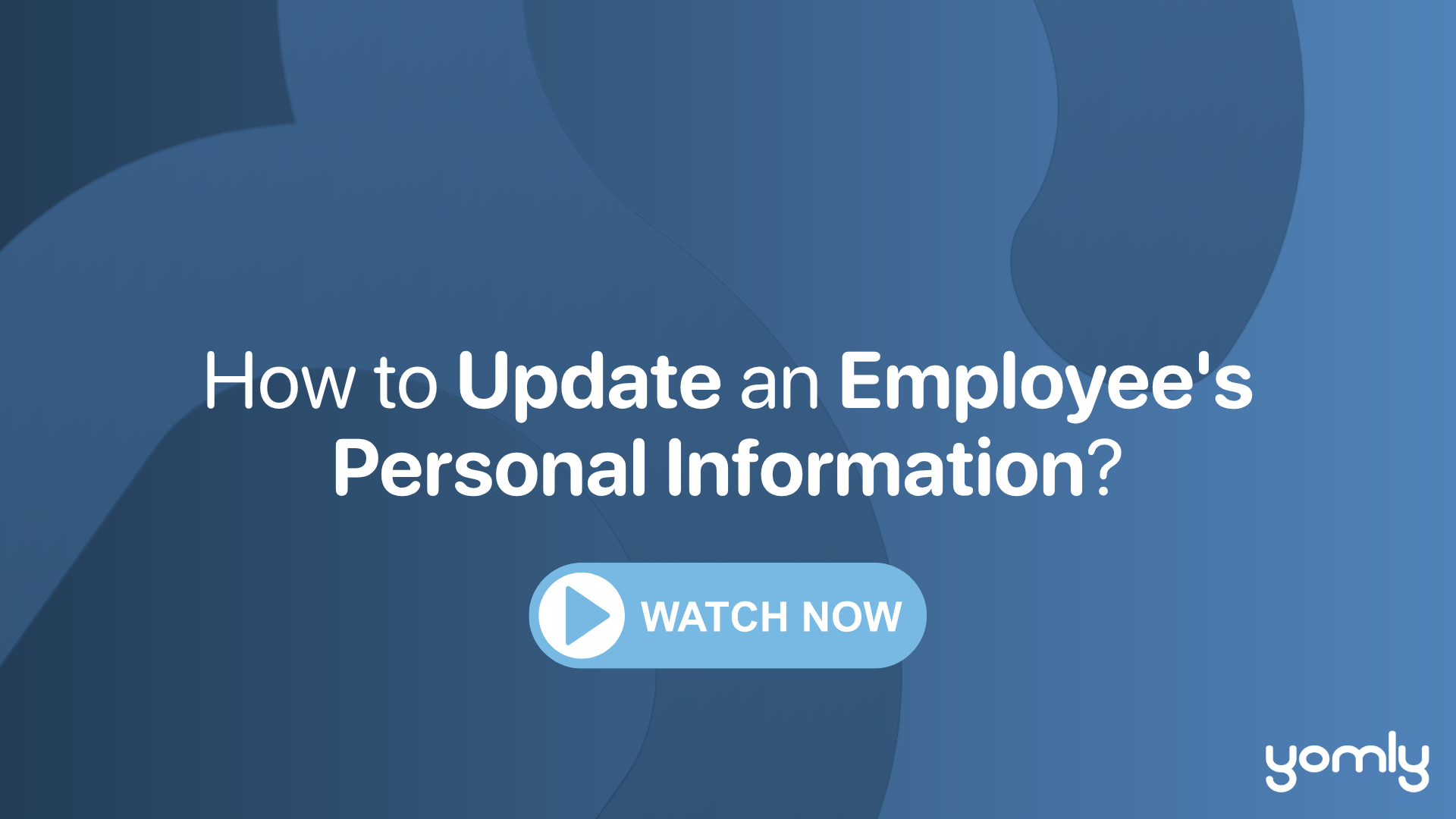 How to update an employee's personal information? – Yomly