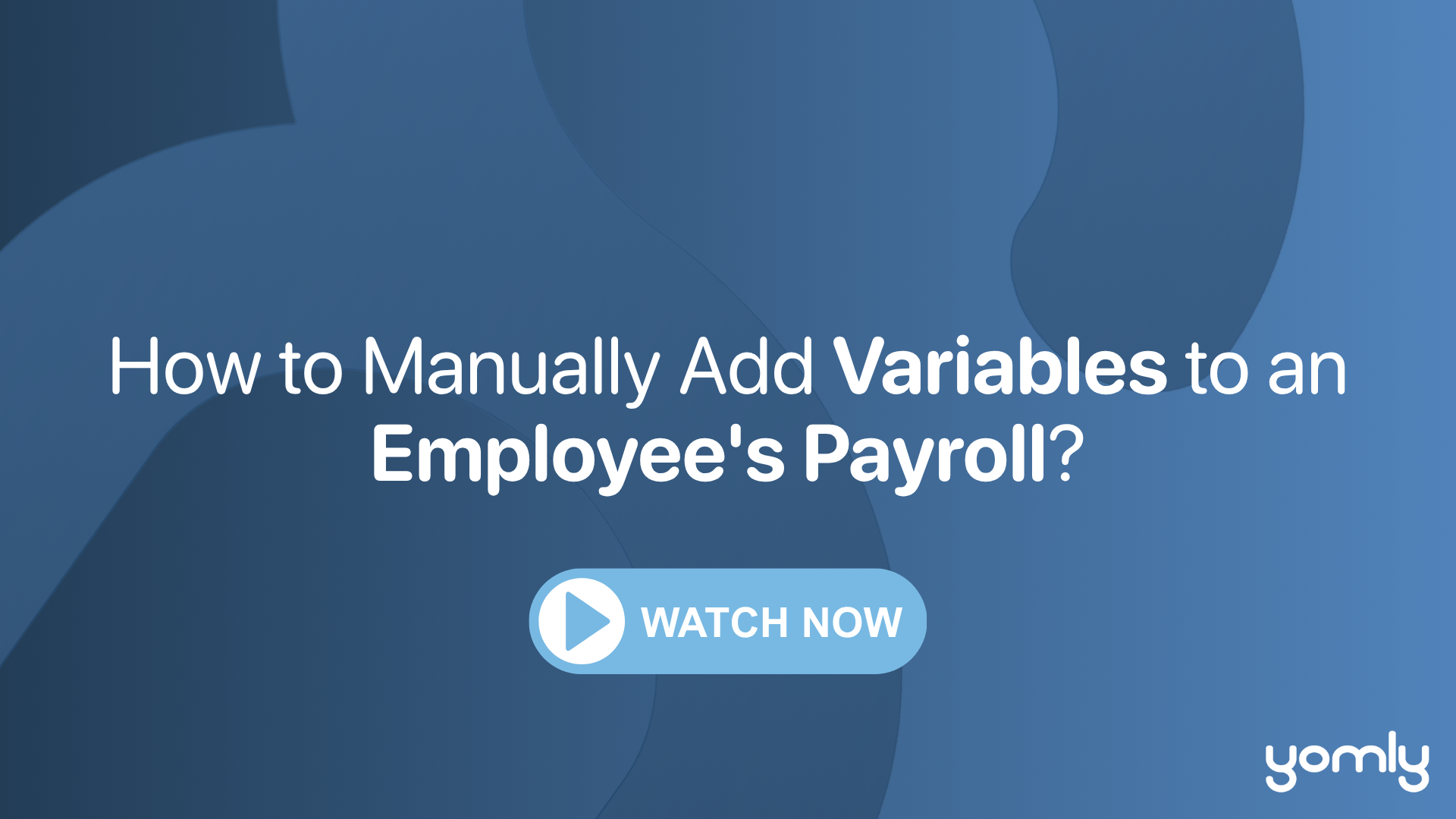 How to manually add variables to an employee's payroll? – Yomly